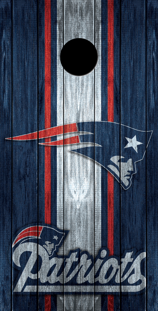 2 x New England Patriots Football Cornhole Board Bag Toss Vinyl Wrap S ...