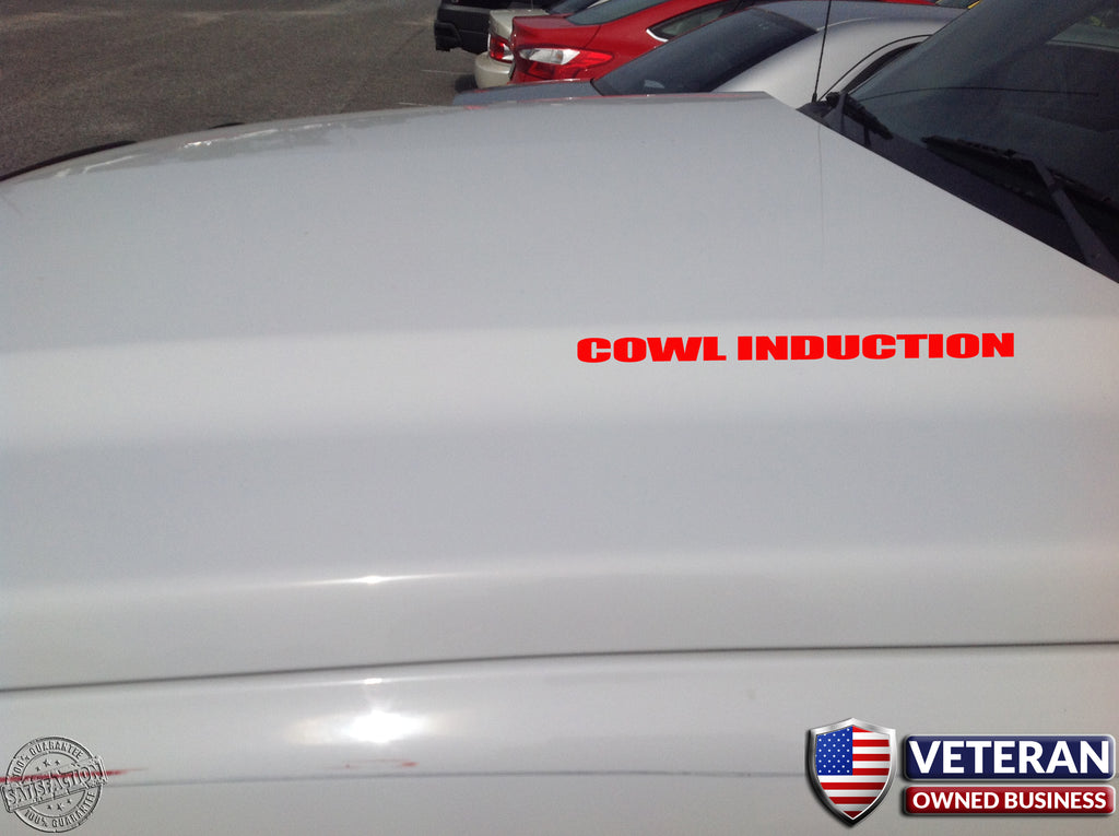 Cowl Induction Hood decals Chevrolet Silverado GMC Sierra Avalanche Fo ...