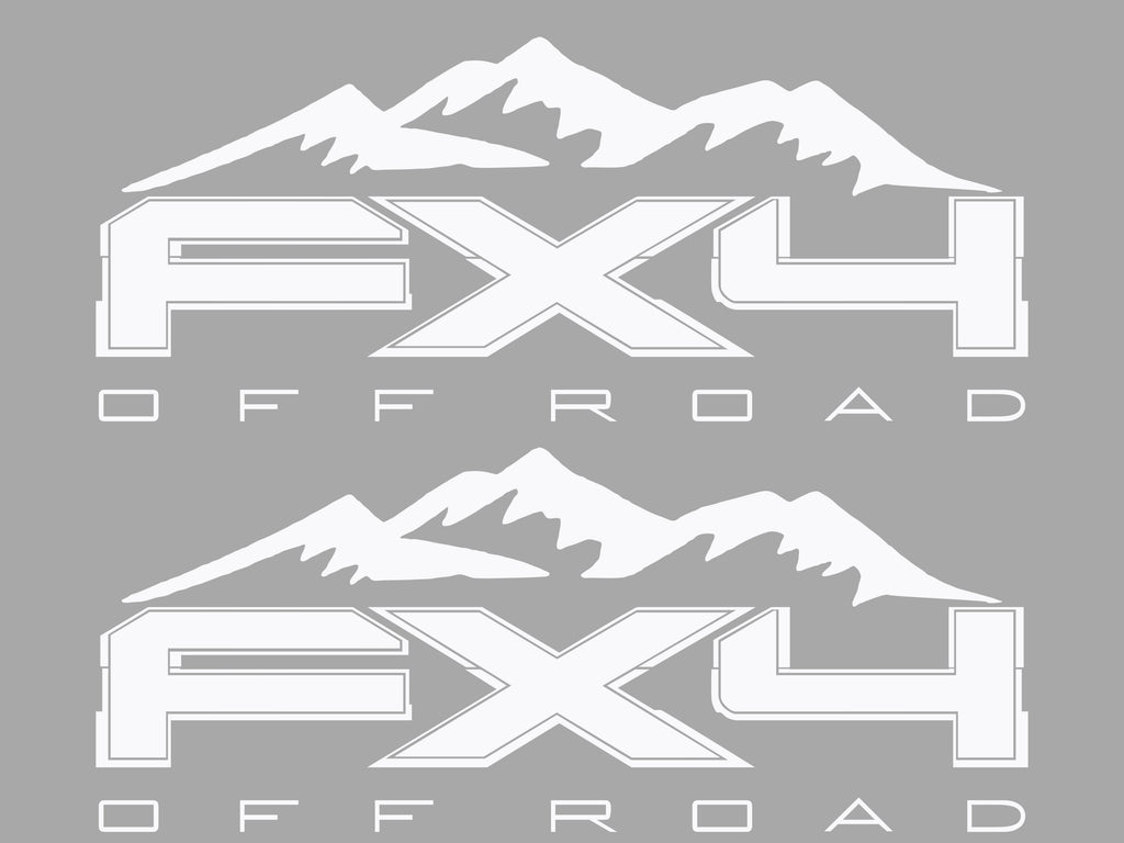 FX4 Off Road MOUNTAIN Bedside Fits Ford 2008-2017 F150-250 SUPER DUTY ...