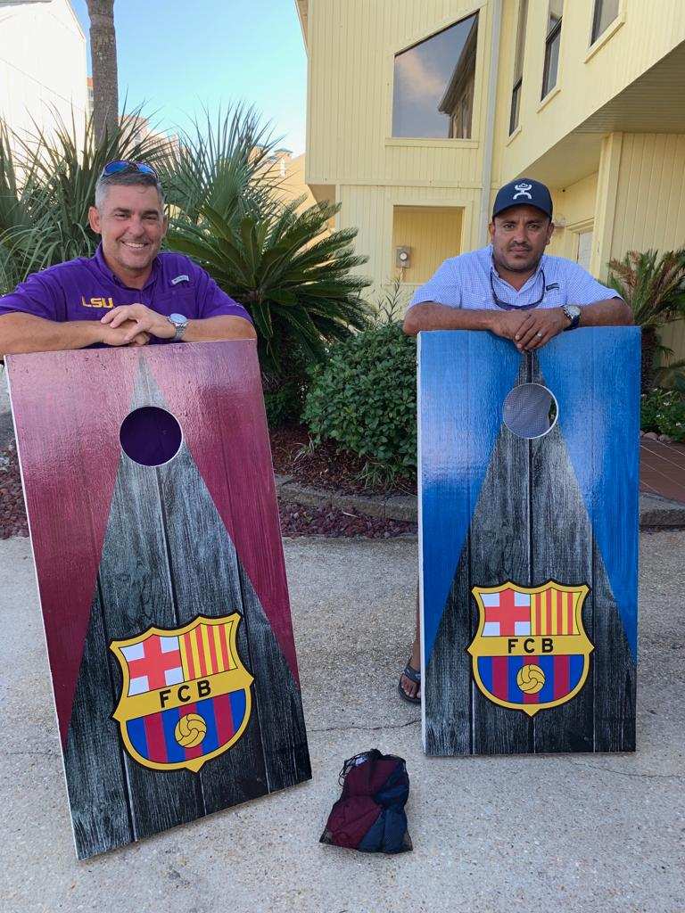 Custom Cornhole Board Bag Toss Vinyl Wrap Set – ROE Graphics and Apparel