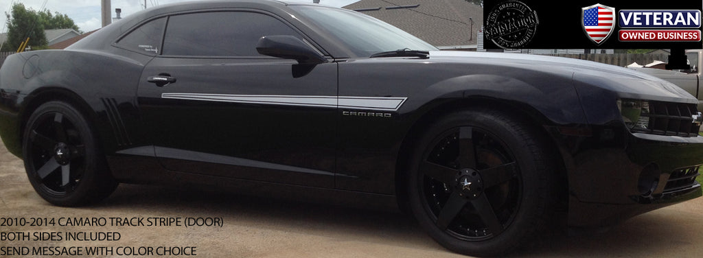 2010-2015 CHEVY CAMARO RACING TRACK STRIPE VINYL DECALS SS RS LS LT ...