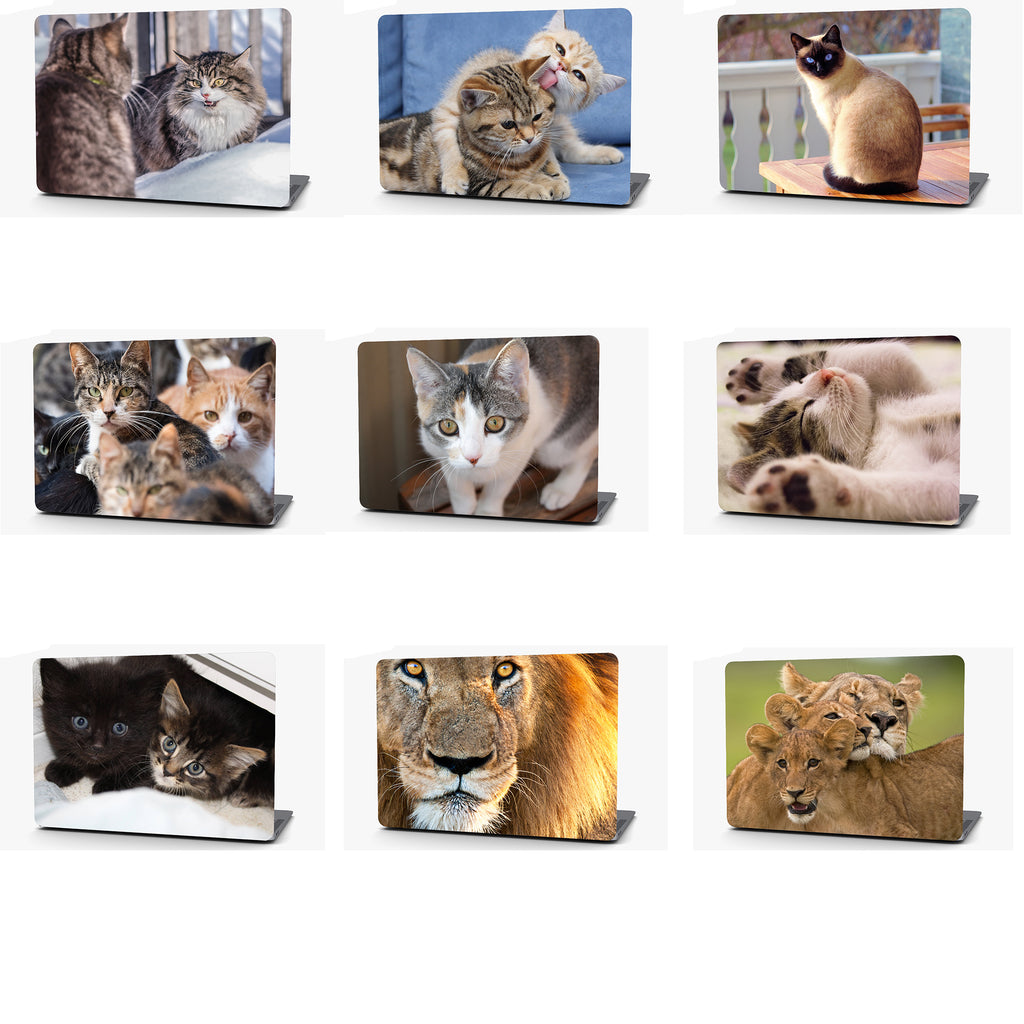 Angry Cat Vinyl Laptop Computer Skin Sticker Decal Wrap Macbook Variou ...