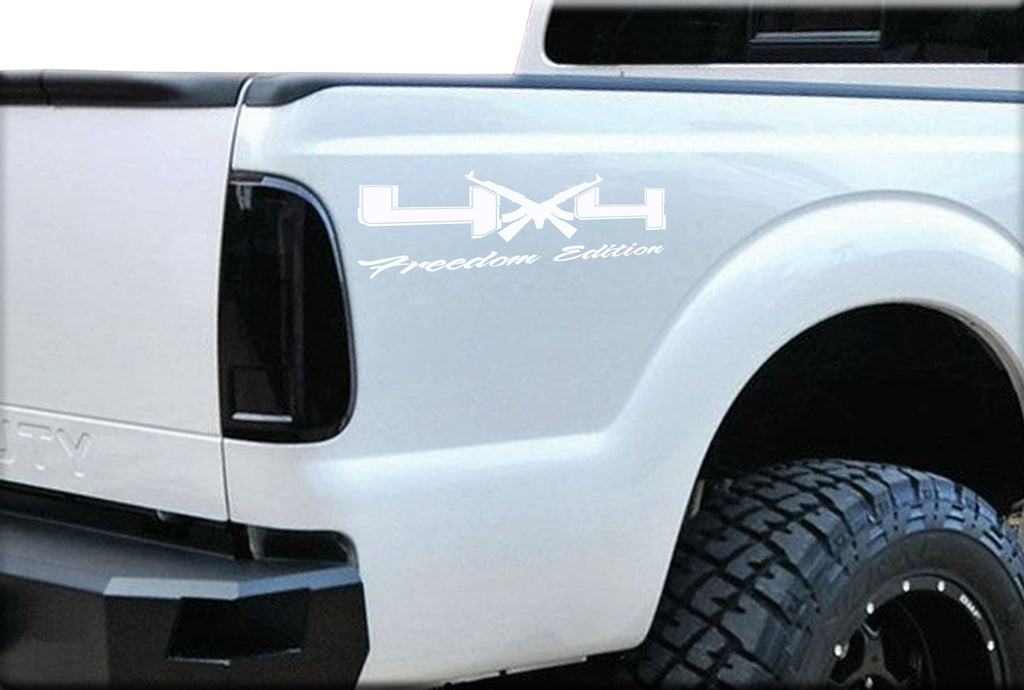 4X4 Freedom Edition AK47 Vinyl Decals Fits Ford Trucks 2008-2016 F150 ...