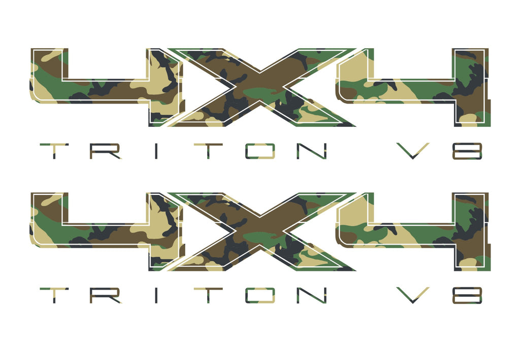 4X4 TRITON V8 Bedside Forest Decal Fit Ford Trucks 2008-2017 F150-250 ...