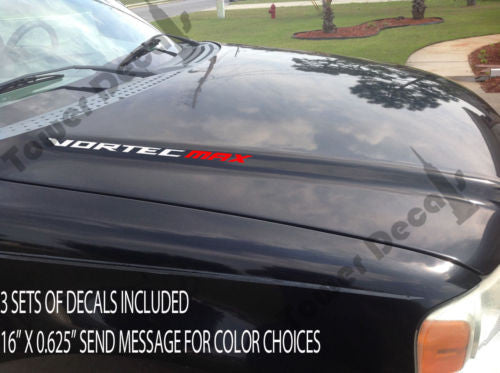 VORTEC MAX hood decals fits: Chevrolet Silverado GMC Sierra – ROE ...
