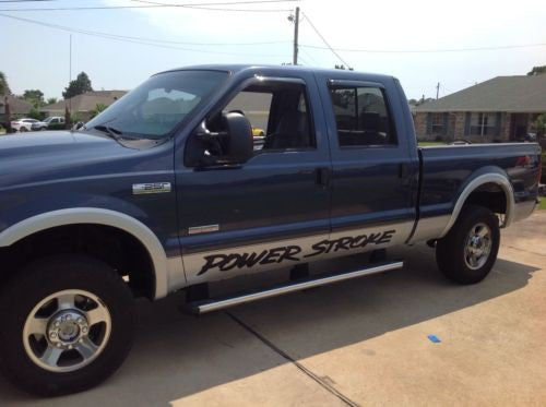 POWERSTROKE Door Banner Graphic Vinyl Decal Fits: Ford Superduty Turbo ...