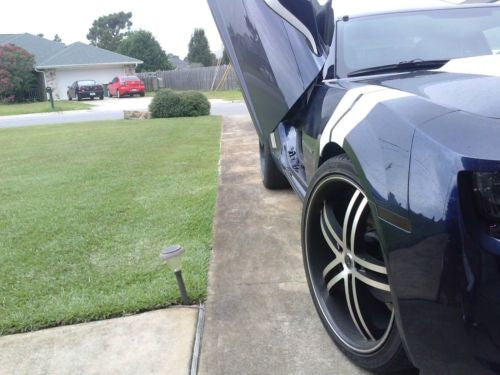 5 Inch Double Fender Hash Stripes Vinyl - Both Sides - Fits Camaro 201 ...